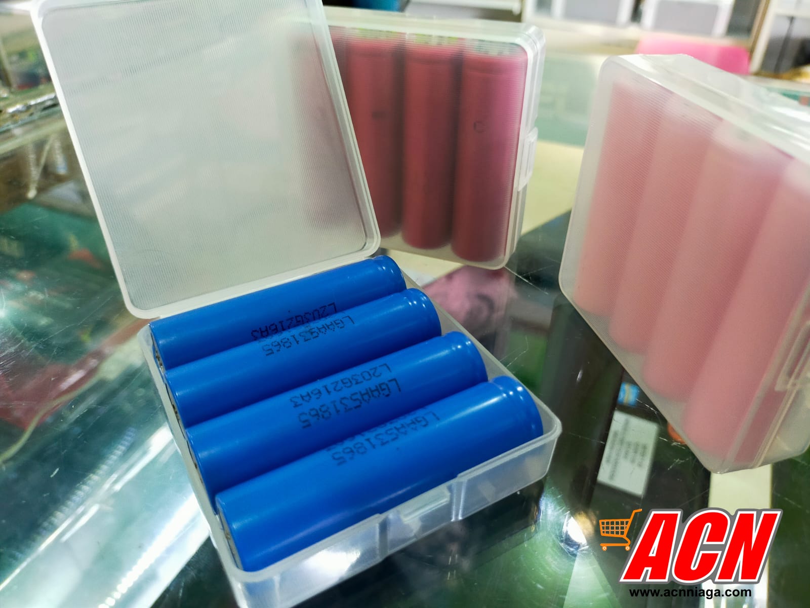 Batrai 18650 Original 3.7V 2500 mAh Rechargeable ISI 4 PCS BONUS BOX ...